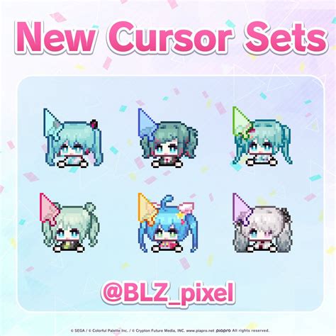 No Set Up Is Complete Without Miku 💻 Celebrate Miku Day With Our New Cursor Sets 🎉 🎨 Blz