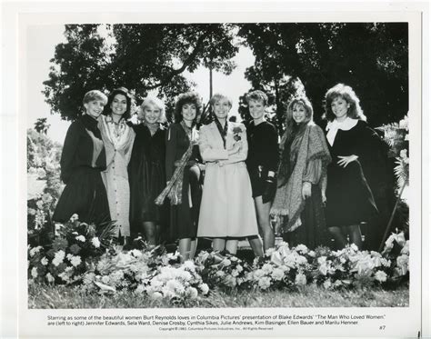 Man Who Loved Women Julie Andrews Kim Basinger 8x10 Bandw Still Vg