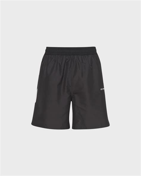 Off White Mens Diagonal Surfer Swim Shorts Neiman Marcus