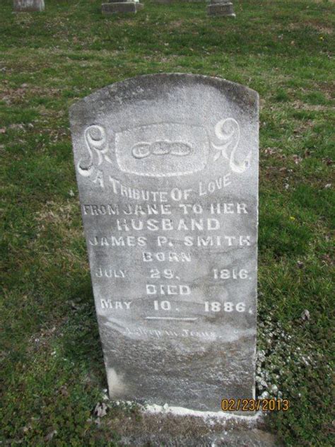 James P Smith 1816 1886 Find A Grave Memorial