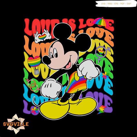 Mickey Pride Svg Inspire Uplift