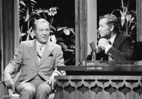 Mayor Of Los Angeles Sam Yorty During An Interview With Host Johnny