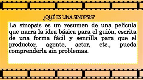 Cómo Escribir Una Sinopsis Para Cine