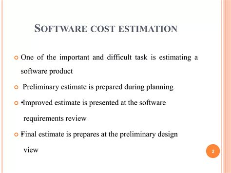 software cost factor pptx computer software and applications computing