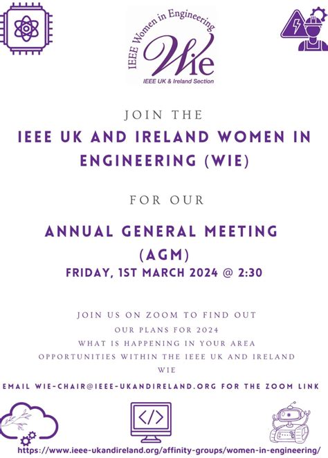 Ieee Womeninengineering Wie Engineering Annualgeneralmeeting