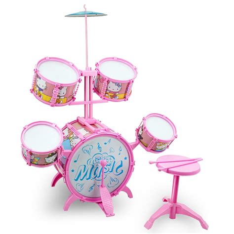 New Music Style Jazz Set Drum Hello Kitty