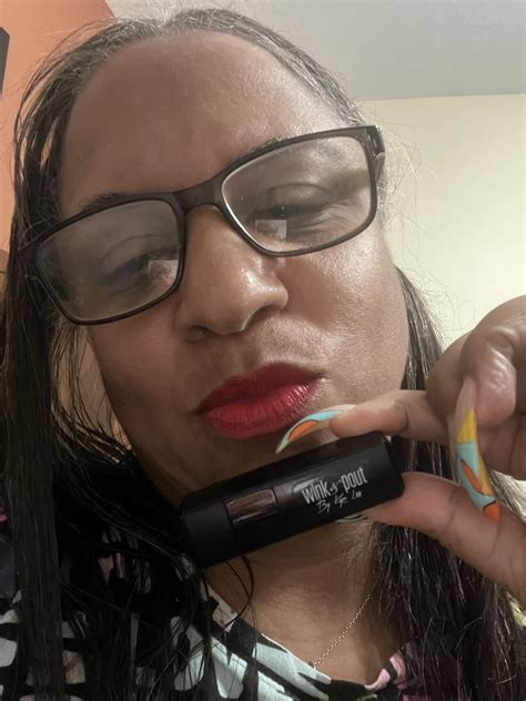 Kim0117 Rocking My New Lipstick Winkandpout By Kym Lee Crimson By