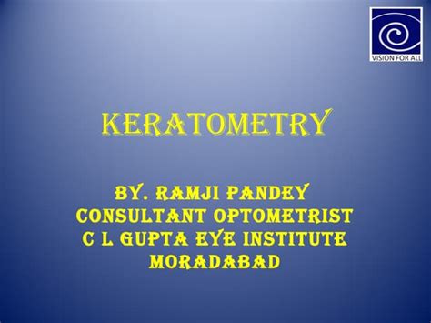 Keratometry Pptx