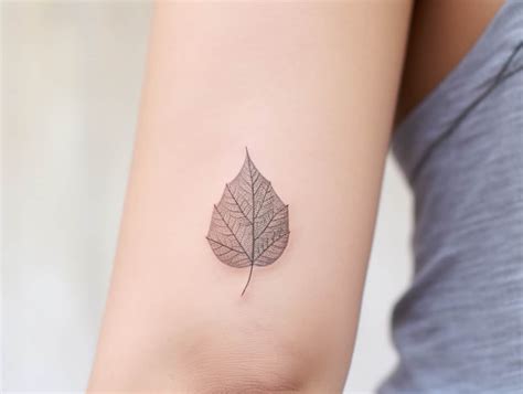 Leaf Tattoo Meaning Unveiling A Symbolism Of Life And Beyond