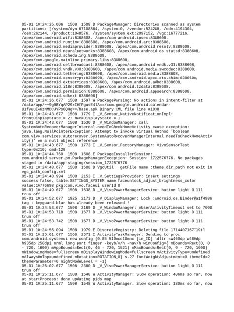 Log Pdf Computer Science Operating System Technology
