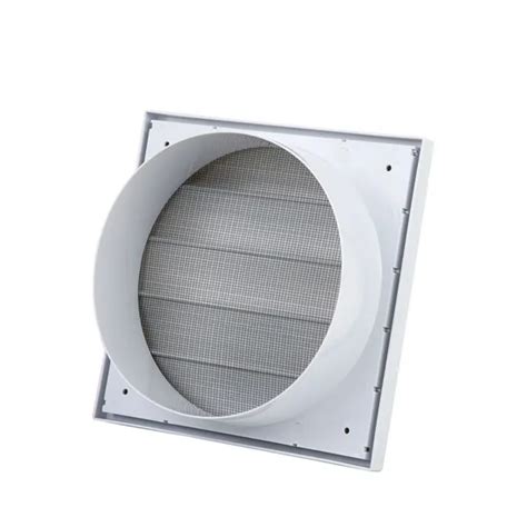 External Ducting Air Vent Wall Extractor Fan And Non Return Gravity Shutters Exhaust Air