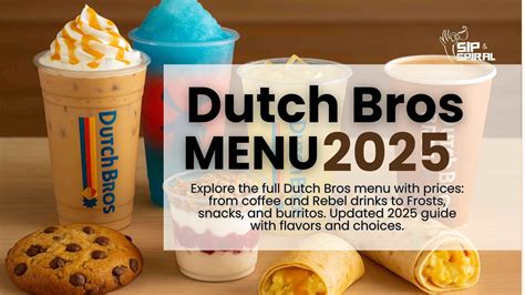 Dutch Bros Menu 2025 Drinks Snacks And Prices