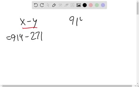 solved evaluate the variable expression x y for the given values of x