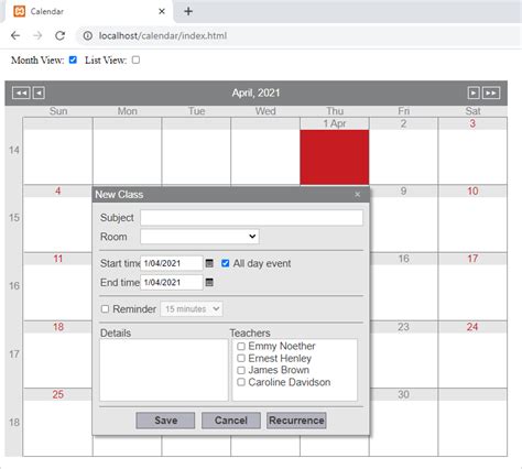 javascript timetable mindfusion company blog