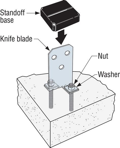Simpson Strong Tie Cpt66z Zmax Galvanized Concealed Post Base For 6x6