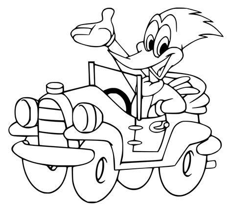 Pera Detlić Vožnja Automobila Bojanje Coloringlib