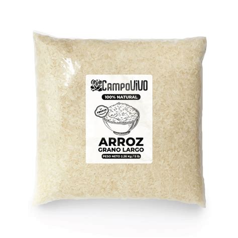 Compremarket Arroz De Grano Largo Campo Vivo 2 26 Kg 5 Lb