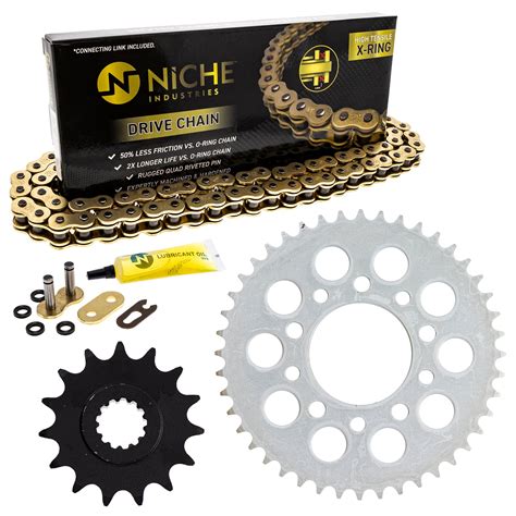 Drive Sprockets And Chain Kit Honda Suzuki Kawasaki Niche Parts