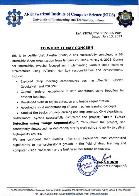 Ayesha Shafique On Linkedin Machinelearninginternship Deeplearning