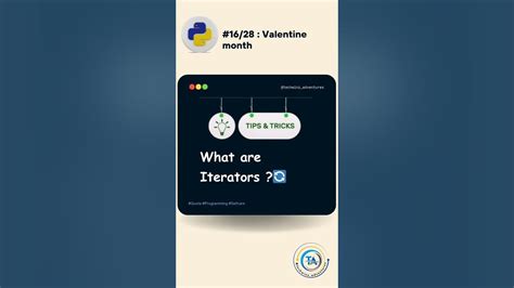 🚀 Day 1628 Python Iterators🚀 Youtube