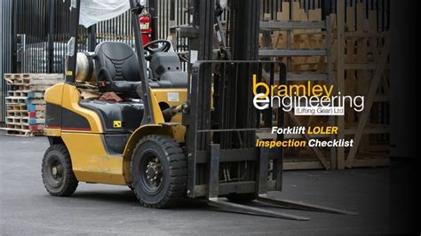 Forklift Loler Inspection Checklist Bramley Engineering