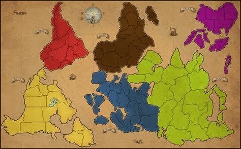 World Map Of Aot Risk Game Board Style Rshingekinokyojin