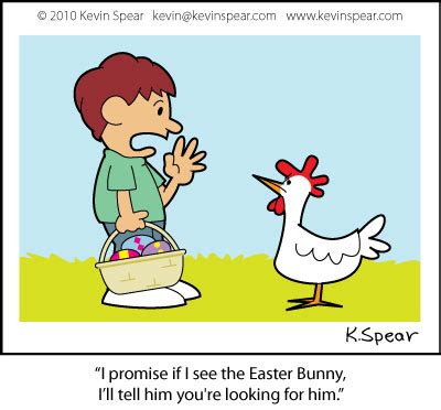 Chicken Vs Easter Bunny Kevin H Spear
