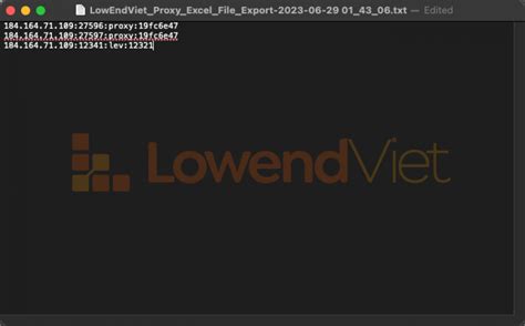 Guide Proxy Detail Lowendviets Documentation