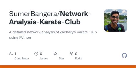 github sumerbangera network analysis karate club a detailed network