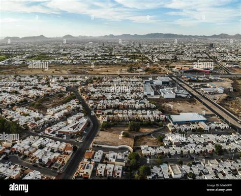 Vista Aérea De La Colonia La Verbena Verbena Poniente De Hermosillo