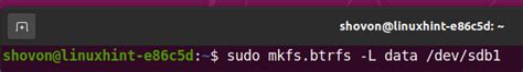 Install And Use Btrfs On Ubuntu LTS Details