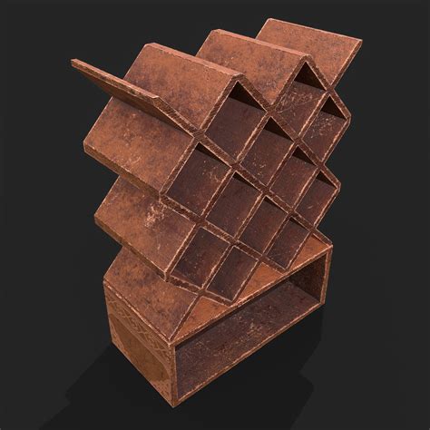 Scroll Shelf 3d Model By Get Dead Entertainment