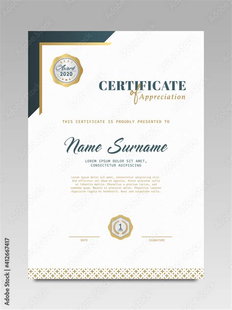Certificate Background A4