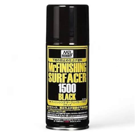Mr Hobby Gunze Mr Finishing Surfacer 1500 Black 170 Ml Eshop