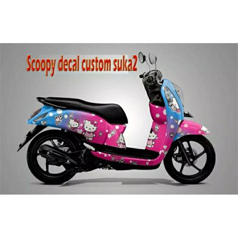 Jual Decal Scoopy Hello Kitty Full Body Full Custom Shopee Indonesia