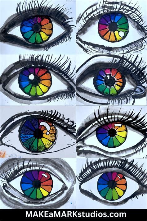 How To Create A Color Wheel In An Eye Make A Mark Studios Color Theory Projects Color Wheel