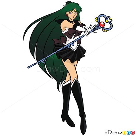 How To Draw Sailor Pluto Sailor Moon