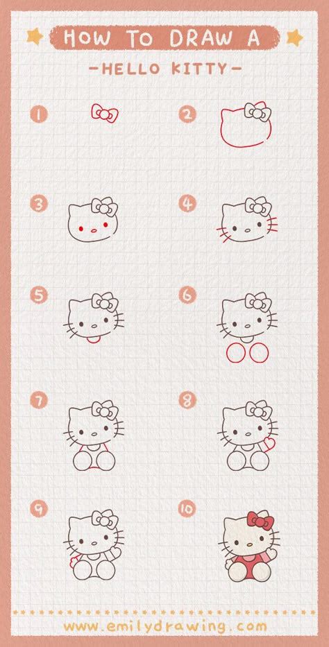 How To Draw Sanrio Step By Step