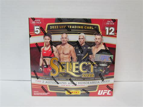 2022 Panini Select Ufc Hobby Box
