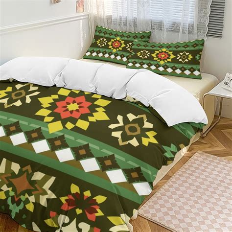 Bedding Set Bohemian Pattern Duvet Cover Set Comforter Cover Ultra Soft