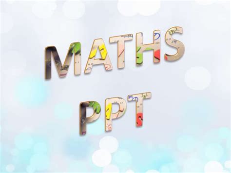 Maths Pptx