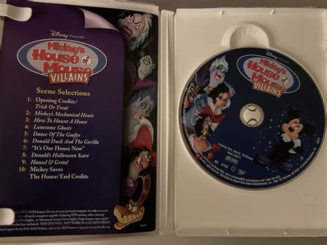 Disney Mickeys House Of Villains Dvd 2002 Very Good Condition Ebay