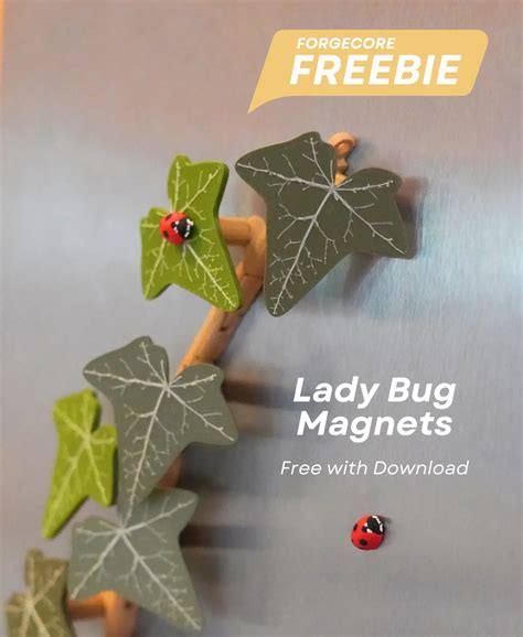 Magnetivy English Ivy Fridge Magnet With Articulating Stems Print