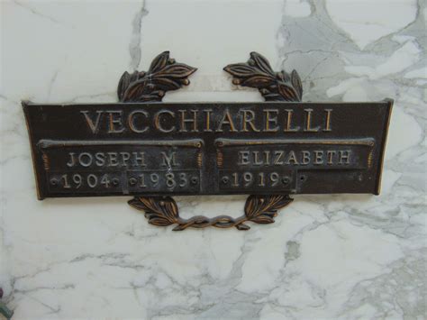 Joseph M Vecchiarelli 1904 1983 Find A Grave Memorial