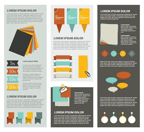Premium Vector Collection Of Flat Infographics Elements