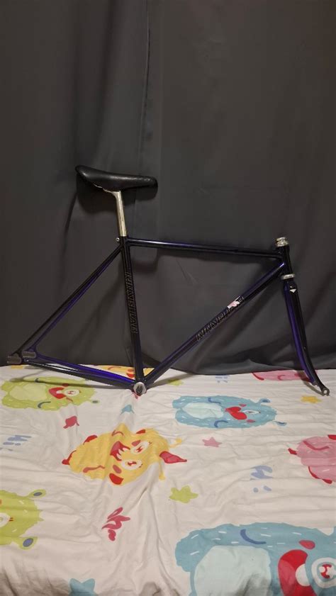 Njs Rinsei Lab Black Purple Frameset Sports Equipment Bicycles And Parts Bicycles On Carousell
