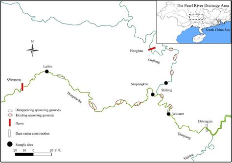 Map Of Xi Jiang River