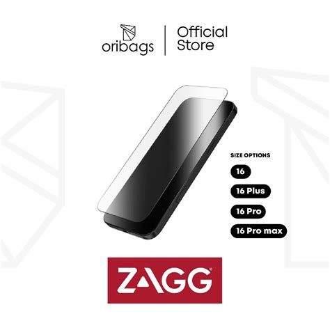 Zagg Glass Plus Edge Clear Tempered Glass For Ip16 Series Shopee Malaysia