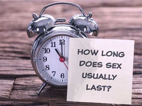 “decoding The Duration A Closer Look At How Long Sex Should Last