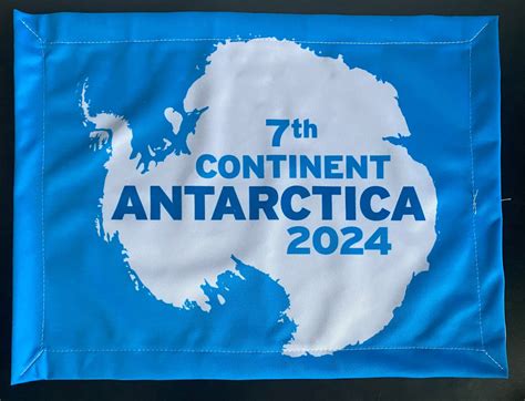 Antarctica Flag Crossed Flags Antarctica New Zealand Official Stock
